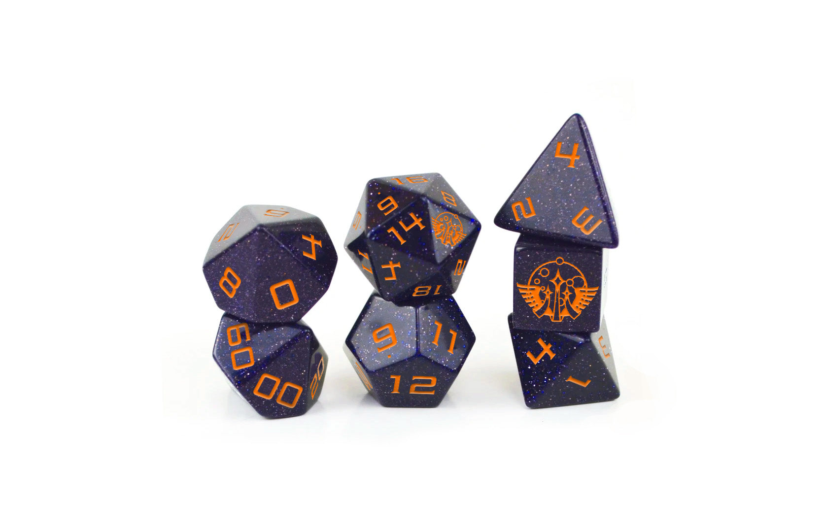 Paizo Collection - Starfinder Logo Blue Sandstone – Level Up Dice