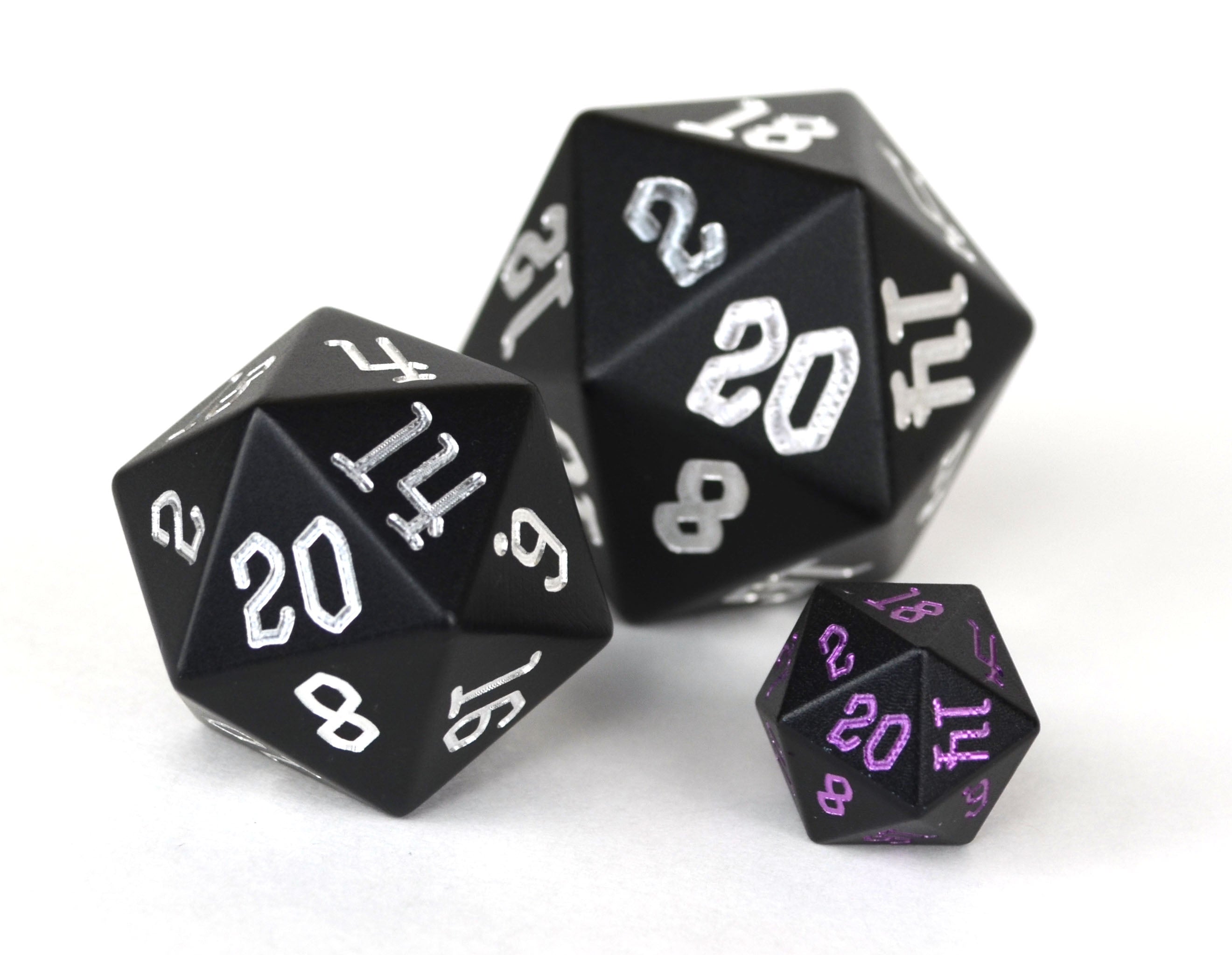 Luna Diemetric Aluminium 45mm D20 – Level Up Dice