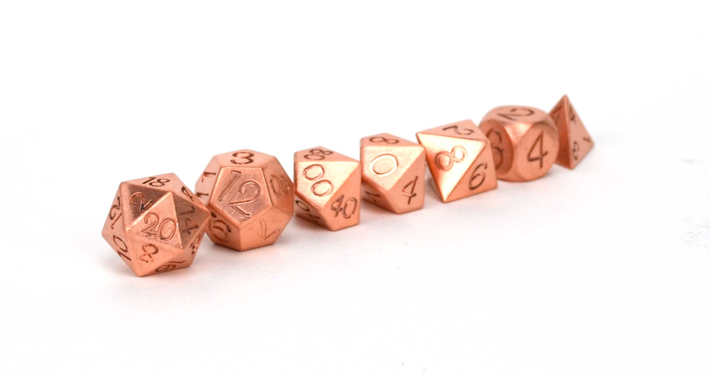 Copper Set of 7 – Level Up Dice