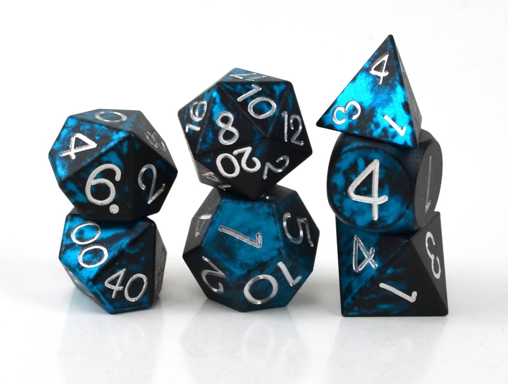 Knightwing Aluminium Set of 7 – Level Up Dice
