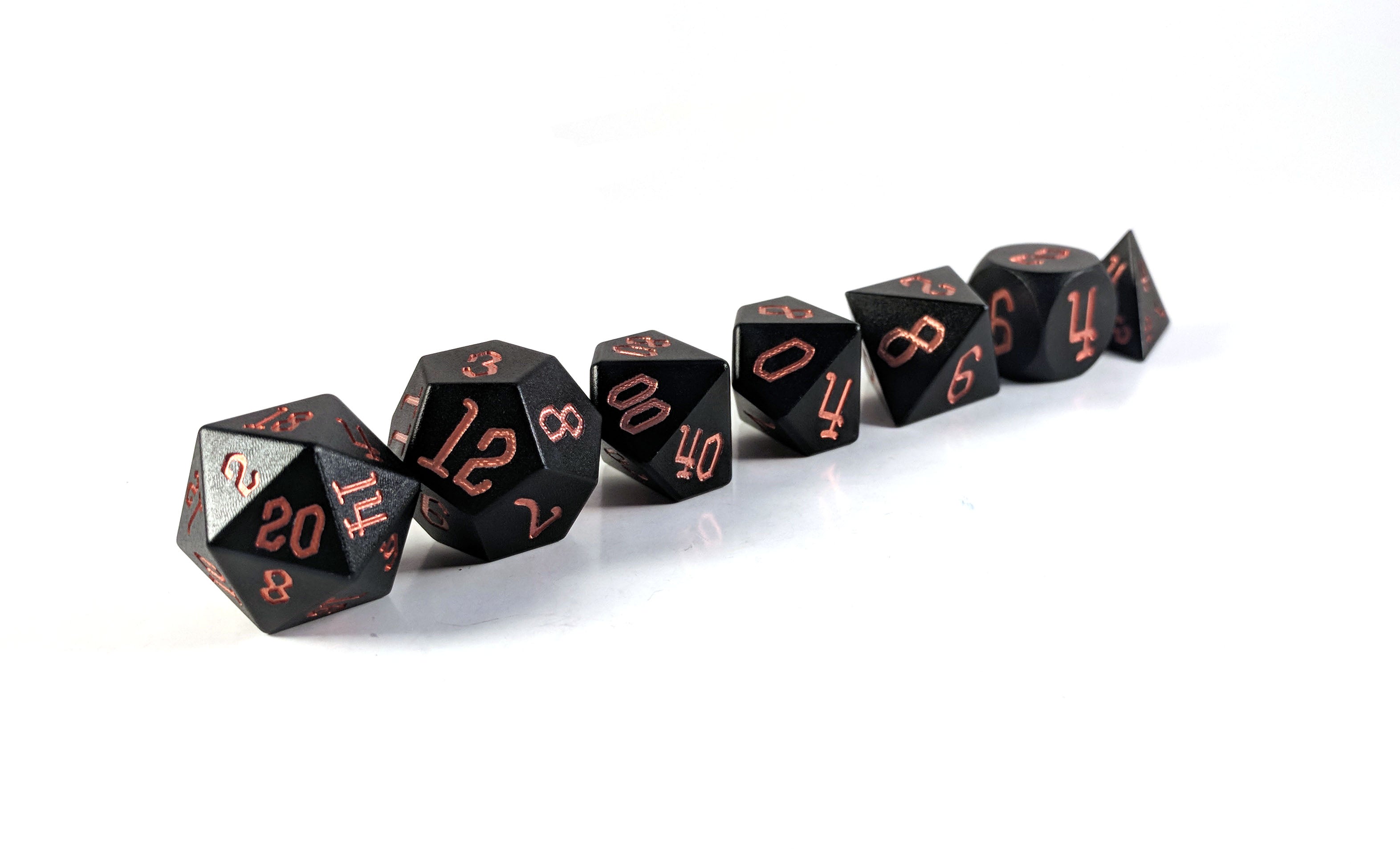 Punk Rock Diemetric Aluminium Set of 7 – Level Up Dice