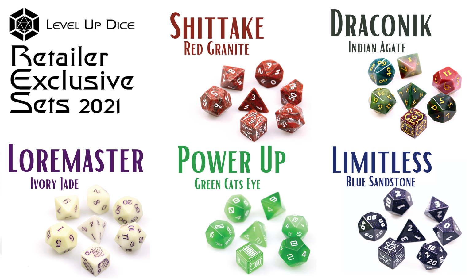 Retailer Exclusives 2021 Kit – Level Up Dice