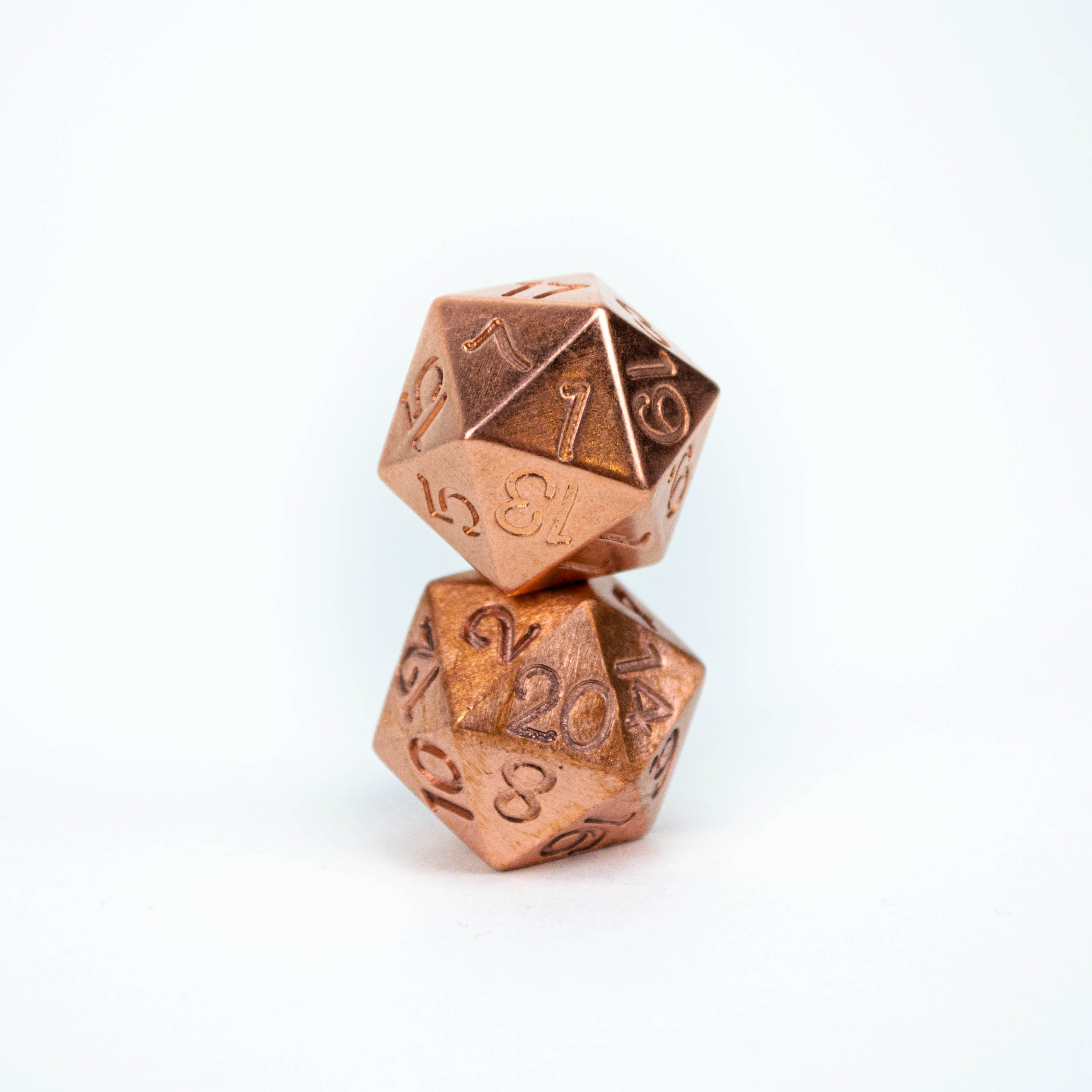 Copper D20 – Level Up Dice