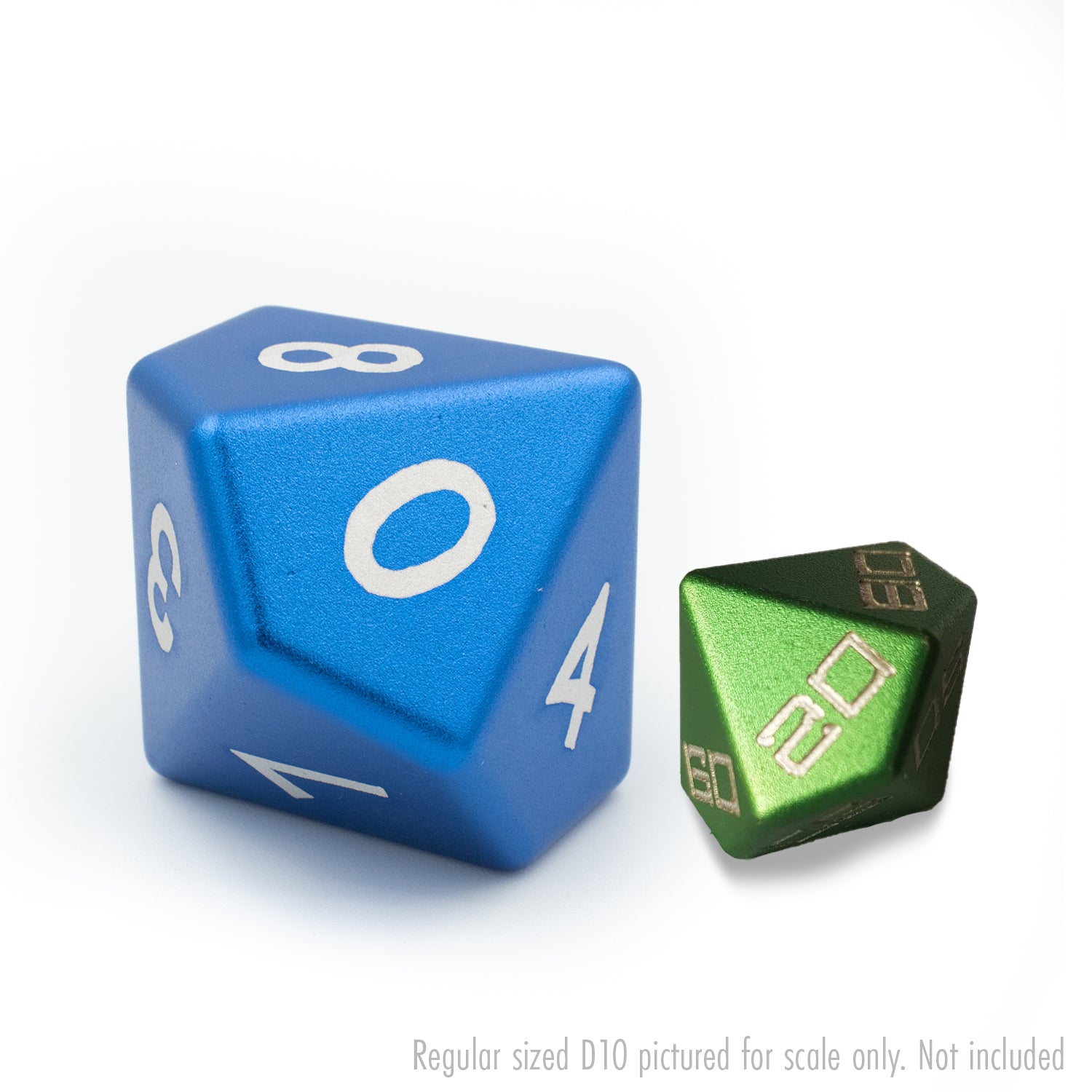 Blue Tableshaker 30mm Aluminium D10 – Level Up Dice